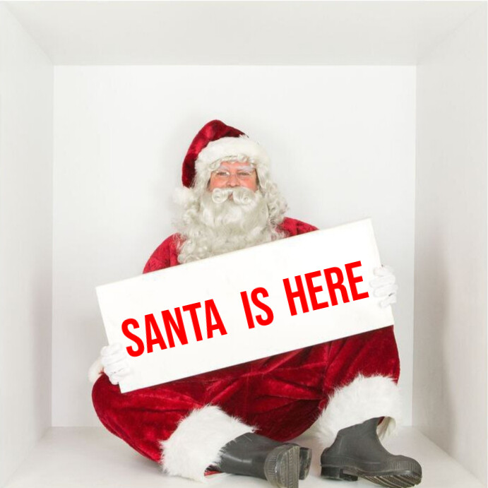 Plantilla de White Professional Santa Claus Design Instagram Post ...