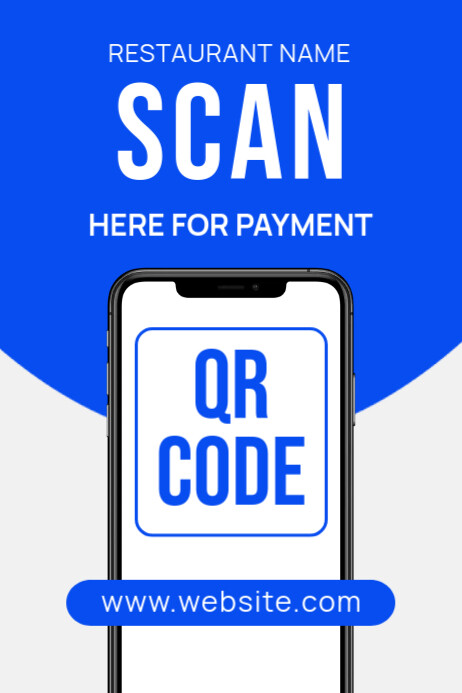 Plantilla de White Professional Scan To Pay Ads Poster | PosterMyWall