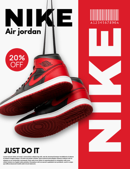 White Professional Shoe Sale Flyer (us Letter) Template | PosterMyWall