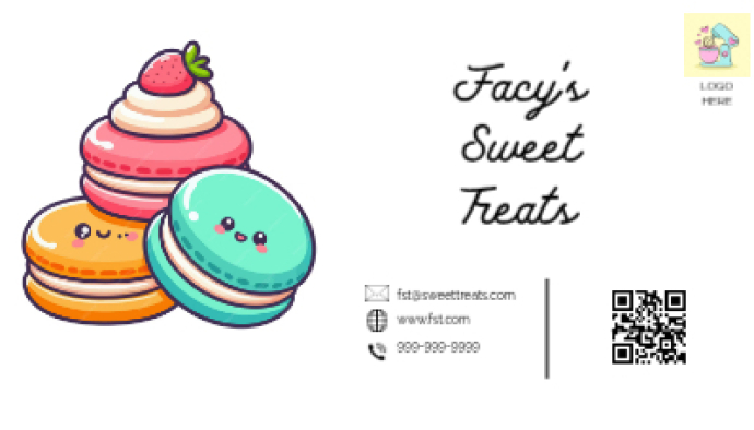 White Professional Simplistic Business Card Template | PosterMyWall