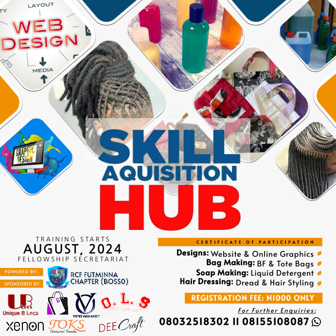 Copy of White Professional Skill Acquisition Flyer I | PosterMyWall
