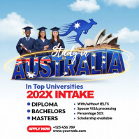 Study in Australia Ad Template | PosterMyWall