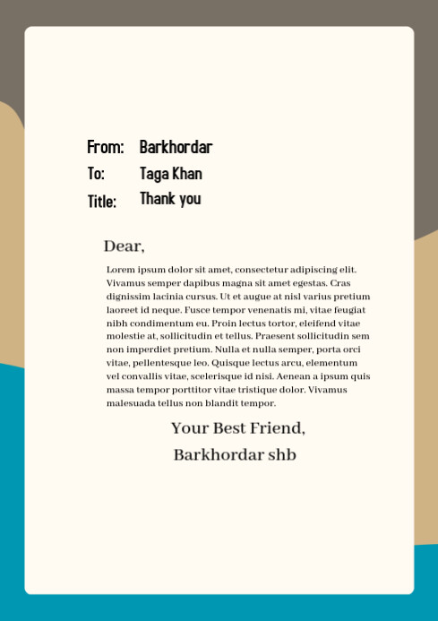 White Professional Thank You Pages A4 Template | PosterMyWall