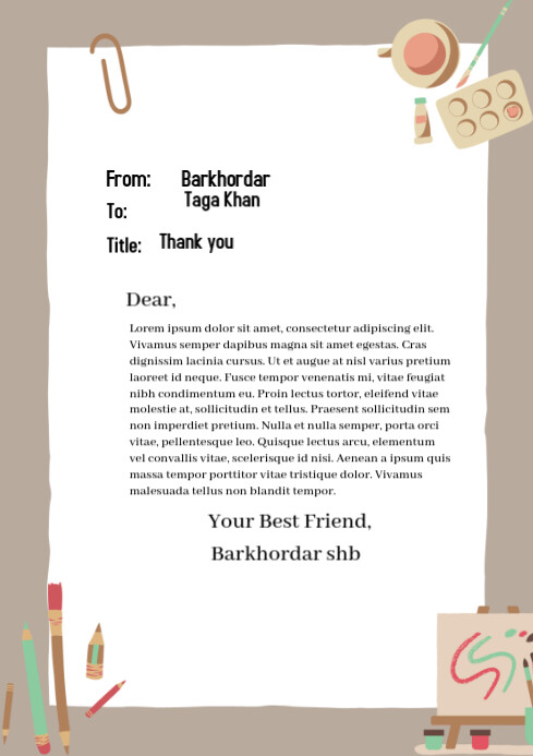 Copy of White Professional Thank You Pages A4 | PosterMyWall