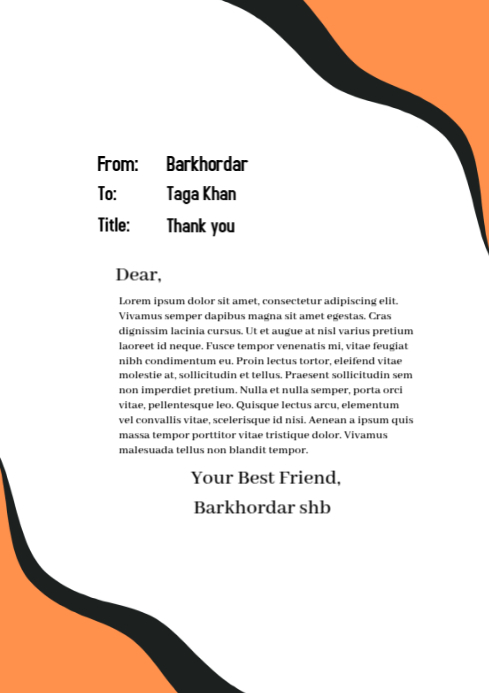 White Professional Thank You Pages Background A4 Template | PosterMyWall