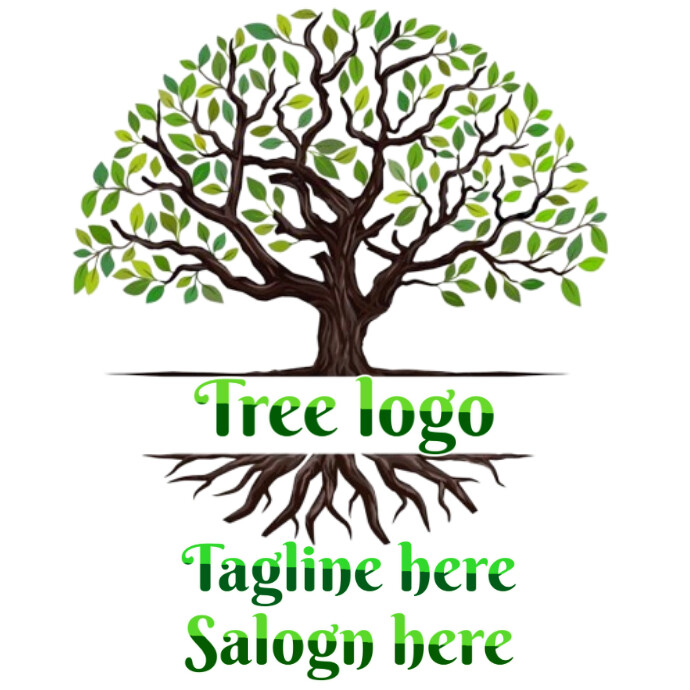 White Professional Treee Logo Template | PosterMyWall