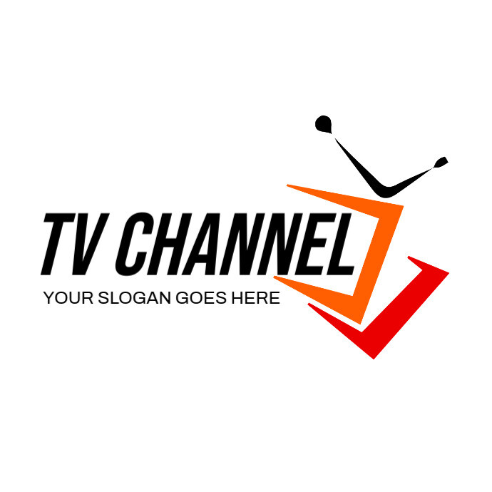 Copy of White Professional Tv Logo | PosterMyWall