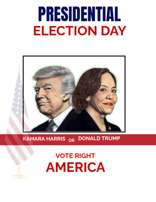 Copy of White Professional Us Election Day Flyer (us Letter) | PosterMyWall