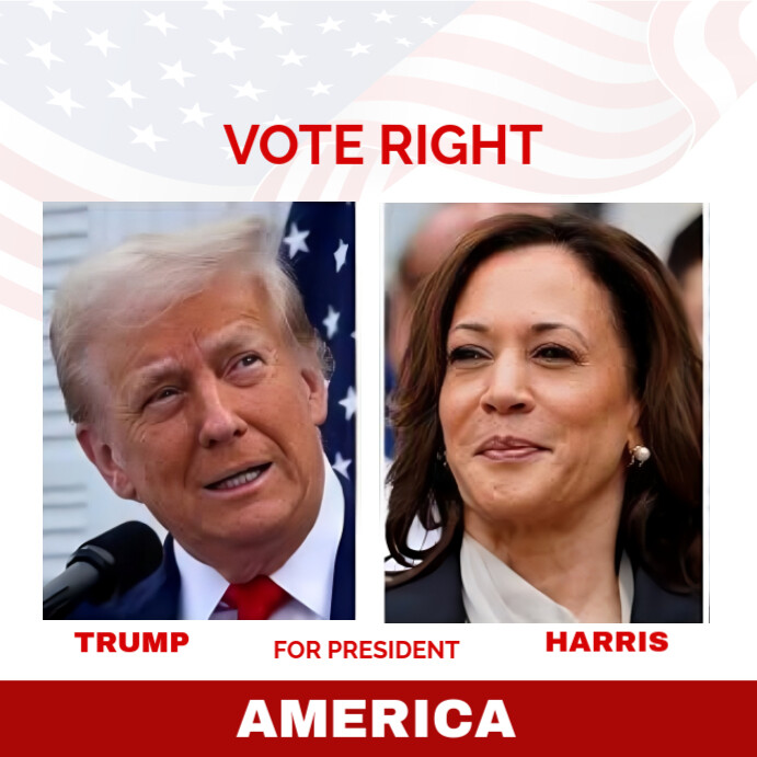 White Professional Us Election Instagram Post Template | PosterMyWall