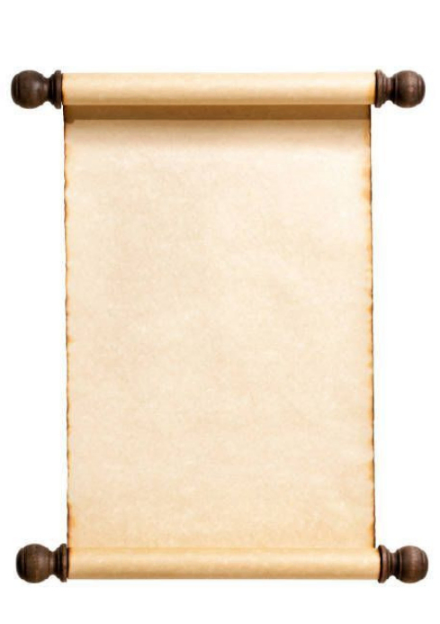 White Professional Vintage Parchment Scroll Background A4 Templat ...