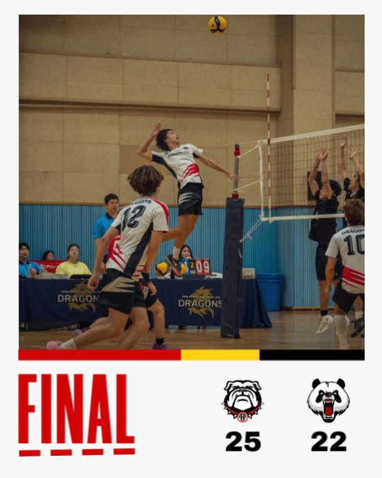 White Professional Volleyball Final Score Instagram Portrait Template ...