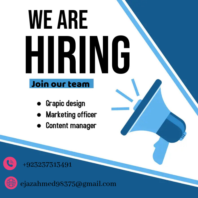 Plantilla de White Professional We Are Hiring Banners Instagram Post | PosterMyWall