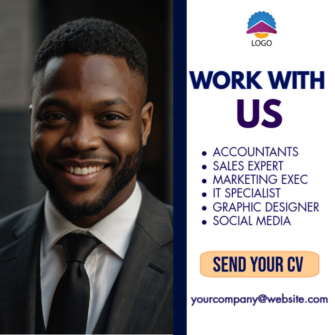 Copy of White Professional We Are Hiring Corporate Work With Us ...