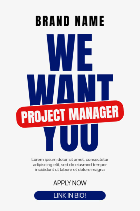 White Professional We Are Hiring Poster Template | PosterMyWall