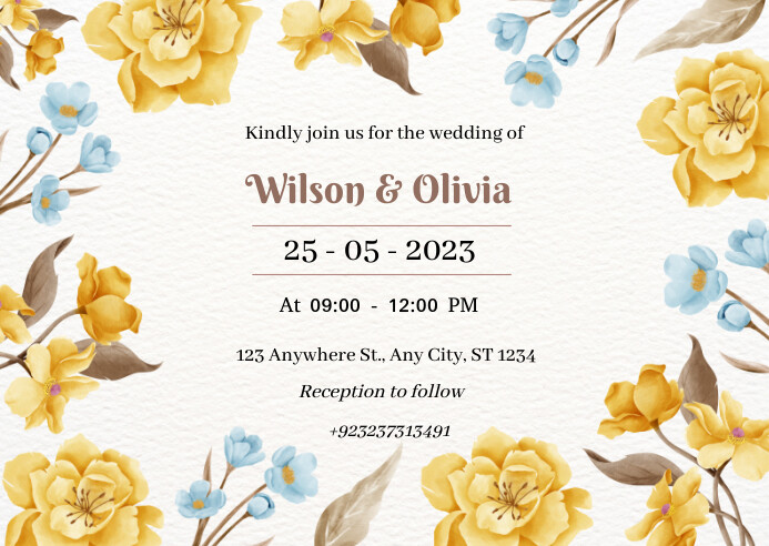 White Professional Wedding Cards Postcard Template | PosterMyWall