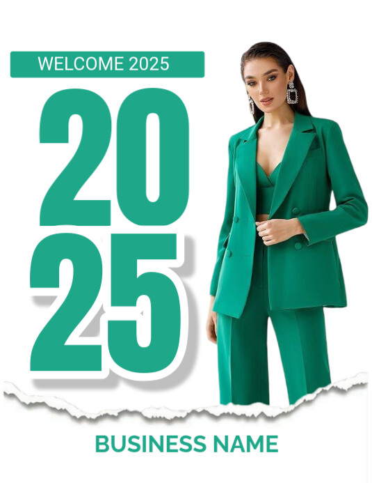 White Professional Welcome 2025 Flyer (us Letter) Template | PosterMyWall
