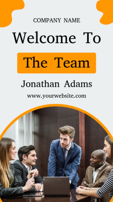 Plantilla de Welcome New Team Member | PosterMyWall