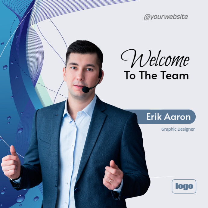 White Professional Welcome To The Team Instagram Post Template ...