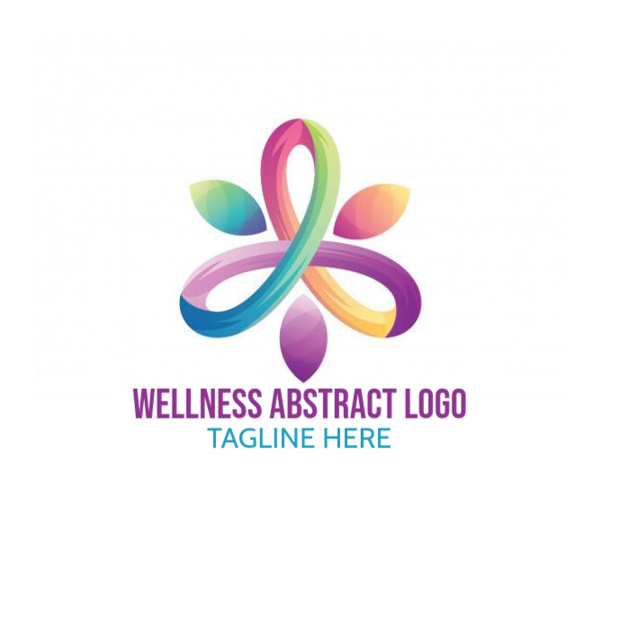 Copy of White Professional Wellness Abstract Logo Logo | PosterMyWall