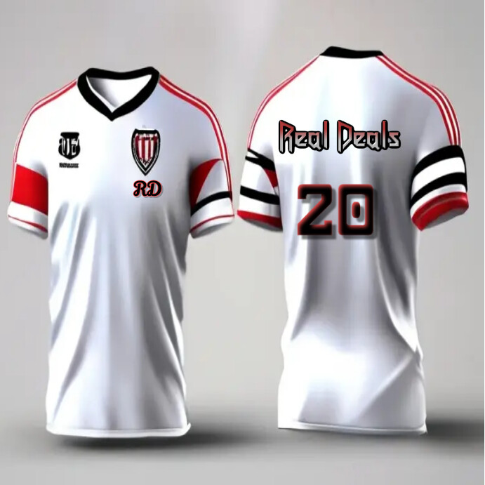 Plantilla de White Professional White And Red T-shirt Shir | PosterMyWall