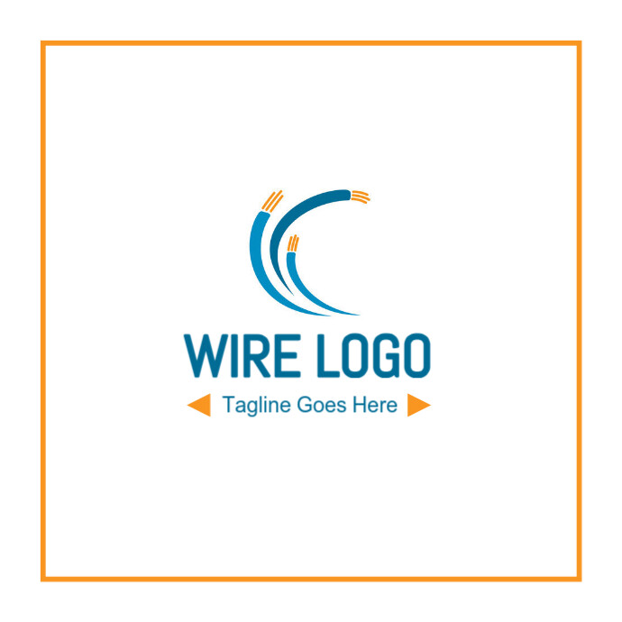 Plantilla de White Professional Wire Logo, Wire Logo, Energy Logo ...