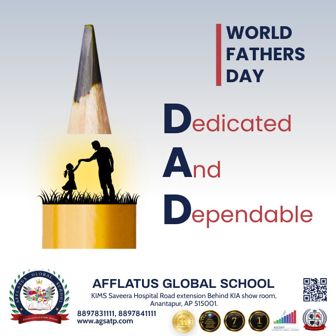 White Professional World Fathers Day Instagra Template | PosterMyWall