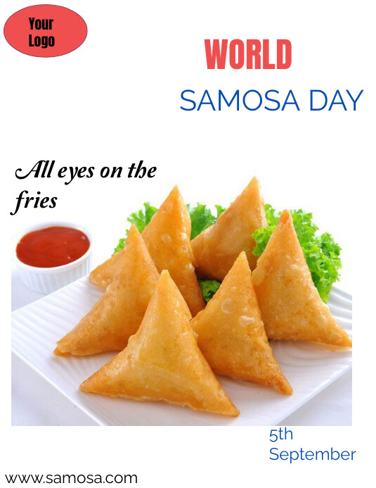 Copy of White Professional World Samosa Day Flyer (u | PosterMyWall