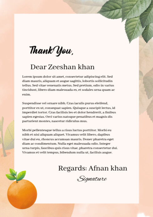 White Professional Writing Background A4 Template | PosterMyWall