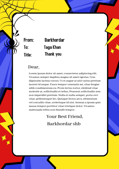 White Professional Writing Pages A4 Template | PosterMyWall