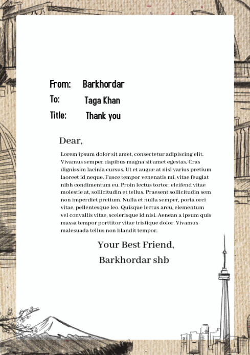 White Professional Writing Pages Background A4 Template | PosterMyWall