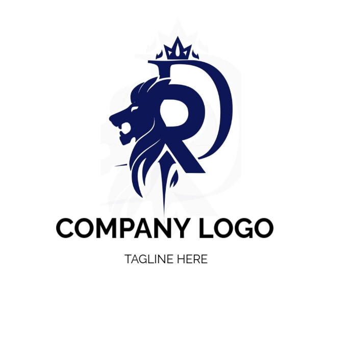 White R D Logo Template | PosterMyWall