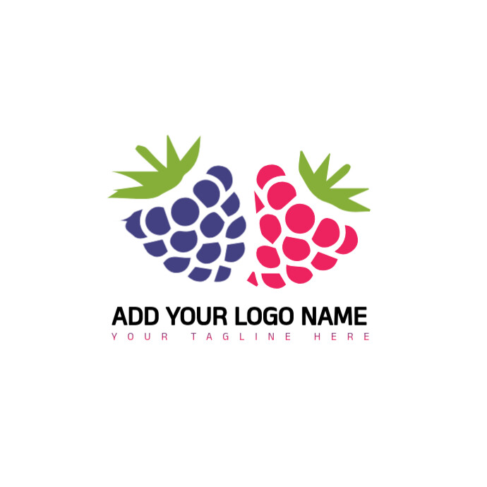 White Raspberry/symbol/icon/vector/brand/business/fruit/juice/fresh ...