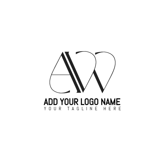 Plantilla de White Real Estate/agency/a/logo/professioanl/typographic ...