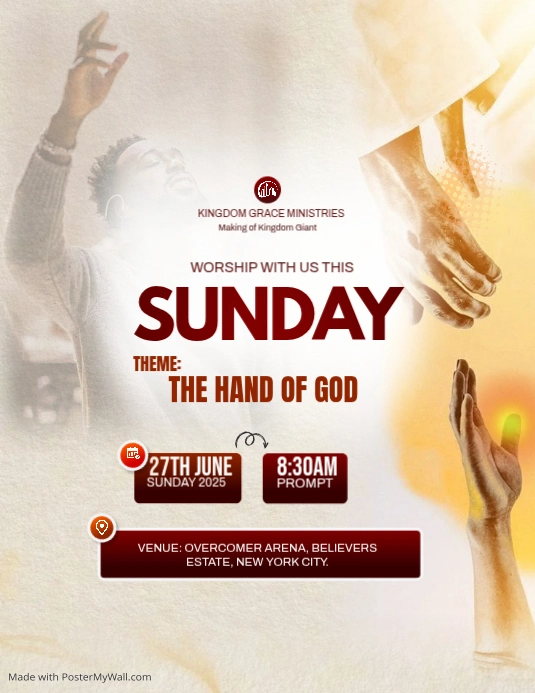 Plantilla de White Religious Event Flyer | PosterMyWall