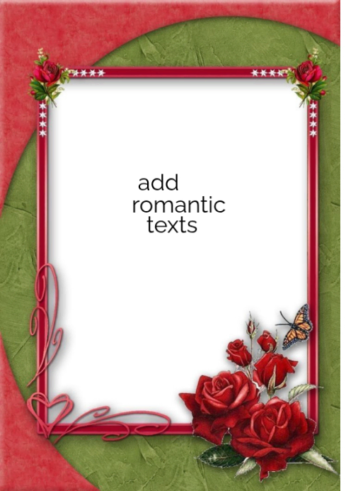 White Romantic Card A3 Template | PosterMyWall