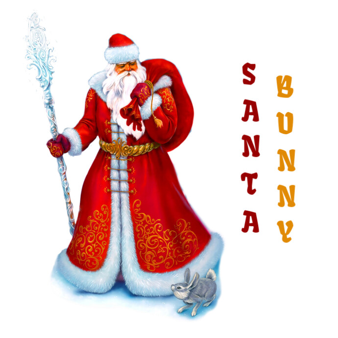Copy of White Santa Clause Logo | PosterMyWall