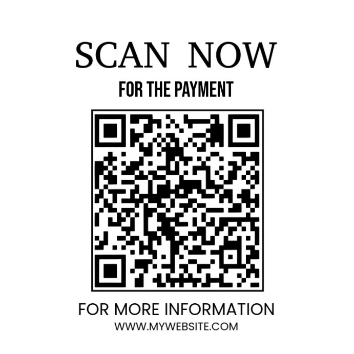White Scan Now Qr Code Instagram Post Template | PosterMyWall