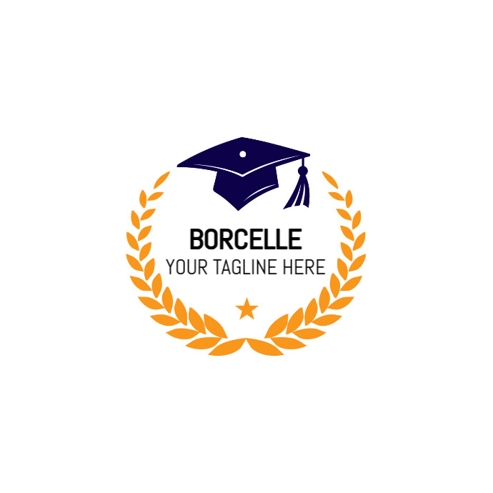 Copy of White School/university/symbol/sign/simple/elegant/education ...