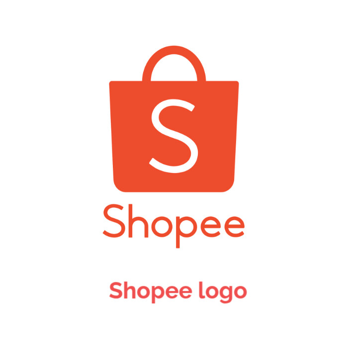 White Shopee Logo Template | PosterMyWall
