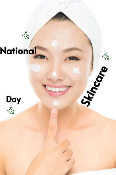 White Skincare Poster Template | PosterMyWall