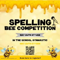 Spelling Bee Competition Template | PosterMyWall