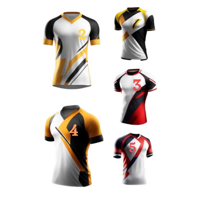 Copy of White Sport Uniform Online Design For Footba | PosterMyWall