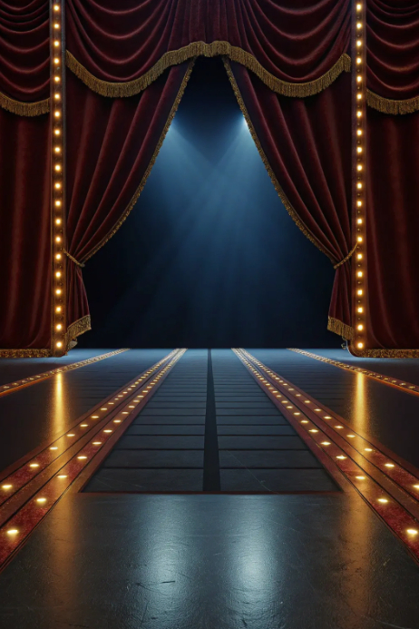 Plantilla de White Spotlight Stage Poster | PosterMyWall
