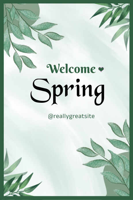 Copy of White Spring Poster | PosterMyWall