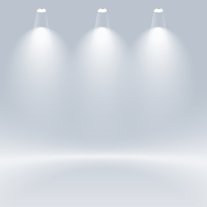 White stage background design with focus Template | PosterMyWall