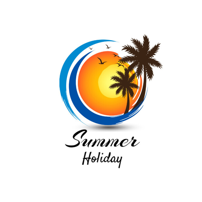Copy of White Summer-business-travel-company-holiday- Logo | PosterMyWall