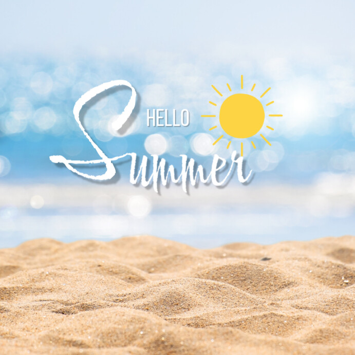 White Summer Instagram Post Template | PosterMyWall