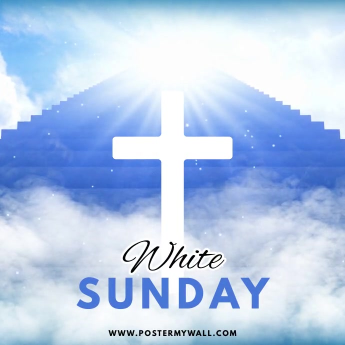 White Sunday, Church, Prayers Template | PosterMyWall
