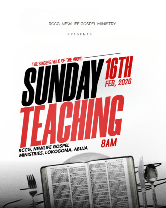 White Sunday Teaching Event Instagram Portrait Template | PosterMyWall