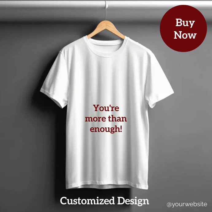 White T-shirt Design Template | PosterMyWall